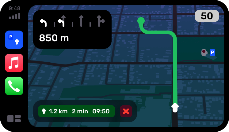 New Maps App & Carplay UX/UI case study